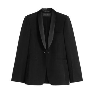 Max Mara Pianoforte Jacket - - Jackets - Damen - Schwarzk - S