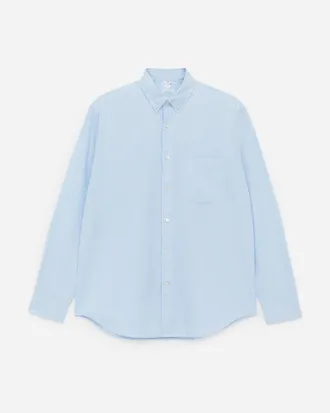 Arket Lockeres Button-down-Hemd -Blau