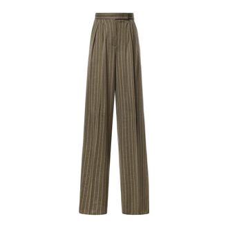 Max Mara Wide Hosen - - Trousers - Damen - Gr&uuml;n - XS