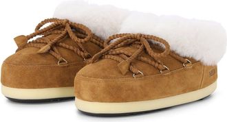 Moon Boot Pantolette Evx aus Veloursleder