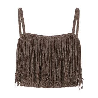Pinko &Auml;rmellose Oberteile - - Tops - Damen - Braun - XS