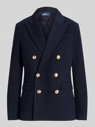 Polo Ralph Lauren Zweireihiger Blazer mit Woll-Anteil