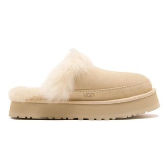 UGG Ugg, Femme, Chaussures, Beige, Taille: 40 EU Disquette Chalet Slipper