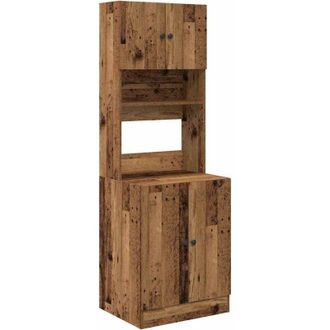 vidaXL K&uuml;chenschrank mit Regal Altholz 60 x 50 x 180 cm Holzwerkstoff Vidaxl