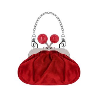 Max Mara Pasticcino Nocino Clutch - - Bags - Damen - Rot - ONE SIZE
