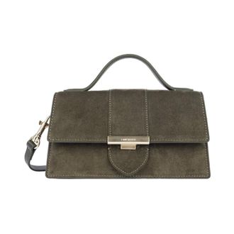Lancaster Femme, Sacs, Vert, Taille: ONE Size Sac &agrave; rabat Su&egrave;de Ily