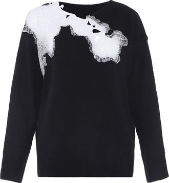 Faina Pullover Damen schwarz