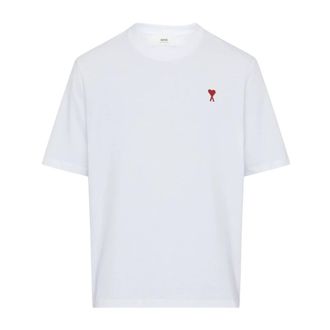Ami Homme, Tops, Blanc, Taille: S T-shirt en jersey