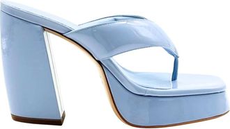 Gia Borghini Femme, Chaussures, Bleu, Taille: 36 EU Gia 17 Platform Sandal