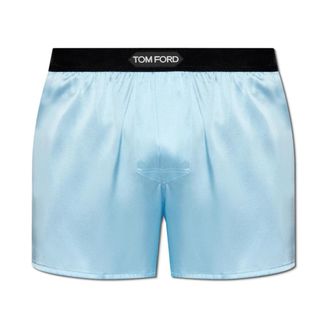 Tom Ford Seidenshorts - - Underwear - Herren - Blau - M