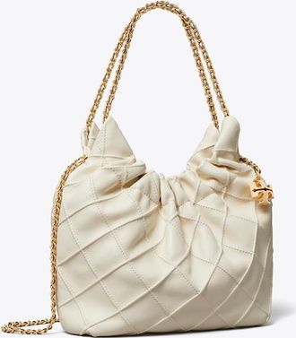 Tory Burch Damen Fleming Mini Bag mit Tunnelzug