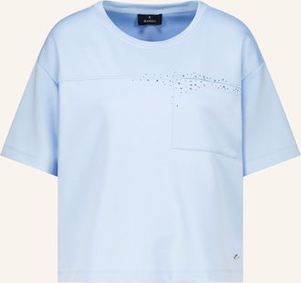 Monari Monari T-Shirt Mit Schmucksteinen blau