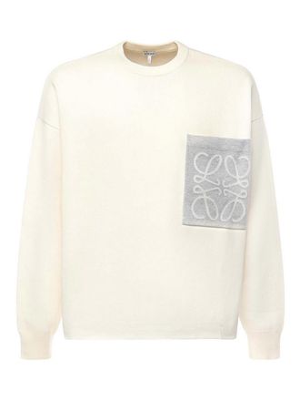 Loewe Pull Col Rond - Beige