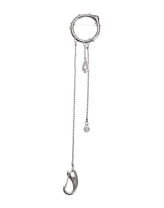 8 by YOOX DOUBLE CHAIN BROOCH