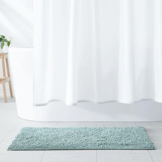 Amazon Basics Mikrofaser Badezimmer Matte, rutschfest, 53 x 87 cm, Gischtgrün