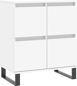vidaXL Buffet Blanc 60x35x70 cm Bois ding&eacute;nierie Vidaxl