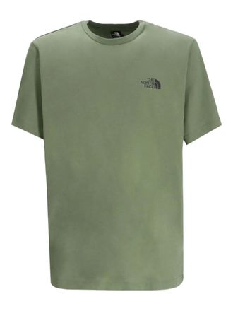 The North Face t-shirt à logo imprimé - Vert
