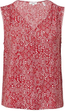 s.Oliver Blusentop Bluse Blusentop aus Viskosemix mit Raffung