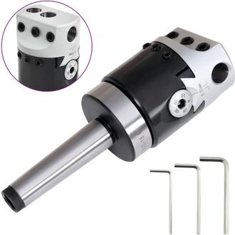 vidaXL 50 mm Bohrkopf mit MT2 Bohrschaft zum Drehfr&auml;sen Vidaxl