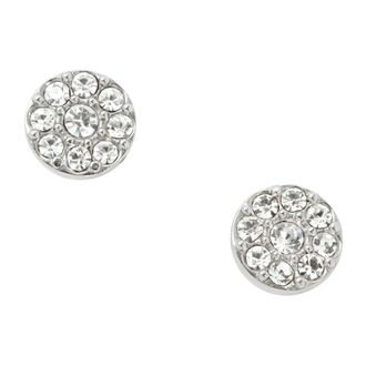 Fossil Ellis Iconic Glitz Stud Earrings - - Accessories - Damen - Grau - ONE SIZE