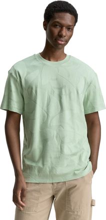 Tom Tailor Herren 1046122 T-Shirt, 38074-Fresh Mint Green Jacquard, XXL