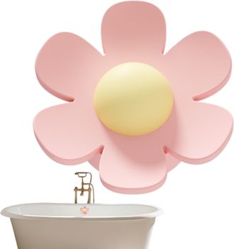 Generic Waschbecken-&Uuml;berlaufabdeckung - Waschbecken-Verkleidungseinsatz, dekorativer Blumenform-Stopfen, Badezimmer-Wannen-Ersatzteil, Waschraum-Ablaufzubeh&ouml;r