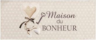 Douceur d'Intérieur Happiness Teppich, rechteckig (50 x 120 cm), digital Bedruckt