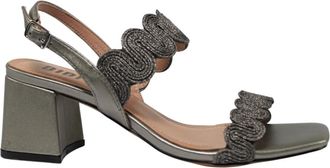Bibi Lou Femme, Chaussures, Gris, Taille: 38 EU Sandales &agrave; talons hauts