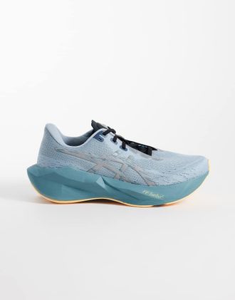 Asics Novablast 6 Lite-Show - Baskets de course - Gris et orange