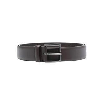 Orciani Ceinture en cuir Monaco - Homme - Accessoires - Brun - Taille: 85 CM