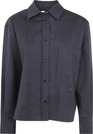 Victoria Beckham Femme, Blouses et Chemises, Gris, Taille: 32 FR Chemises