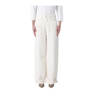 Emporio Armani Wide Jeans - - Jeans - Damen - Wei&szlig; - W28