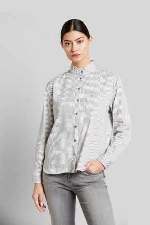 Bugatti Langarmbluse aus elastischer Baumwollmischung