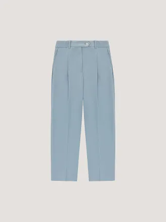 Circolo 1901 Formal Trousers in Light Jersey Adriatic / 38