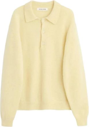 Sunflower Mohair Polo - - Knitwear - Herren - Gelb - S