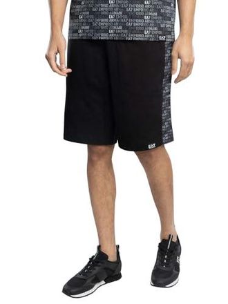 Emporio Armani Homme Short De Surv&ecirc;tement &Agrave; Motifs, Black, M