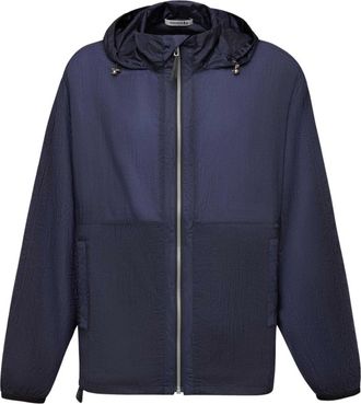 Premiata Homme, Vestes, Bleu, Taille: XL Coupe-vent Mirror