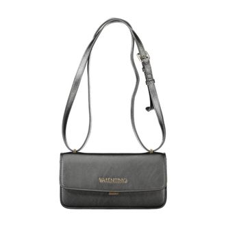 Valentino Polyethylen-Umh&auml;ngetasche mit automatischem Verschluss - - Bags - Damen - Schwarzk - ONE SIZE