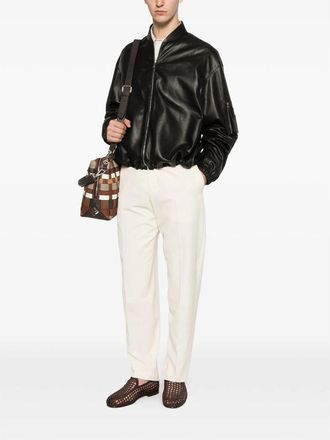 Fendi Calf Leather Jacket - Black