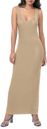 Generic Robe de cocktail longue semi-formelle &agrave; dos nu pour femmes, invit&eacute;es de mariage, printemps, &eacute;t&eacute;, vacances, cocktail, travail, mariage, kaki, 3XL