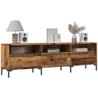 vidaXL Vidaxl - TV-Schrank Altholz-Optik 150x30x44,5 cm Holzwerkstoff