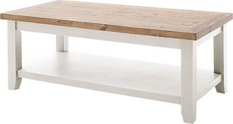 Maison Belfort home24 Couchtisch 120 x 45 x 60cm Braun/Kiefer