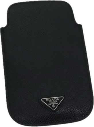 Prada unisex, Pre-owned, Noir, Taille: ONE Size Coque diPhone Vintage Pre-owned