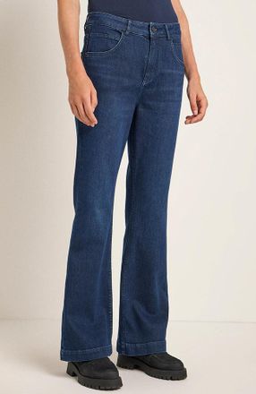 Lanius Lanius Damen vegan Jeans Dunkelblau