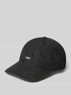 Wood Wood Basecap mit Logo-Stitching
