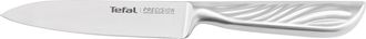 T-fal Precision Universalmesser 12 cm, sch&auml;rfstes Messer, 22&deg;-Klingenwinkel, Eish&auml;rtungstechnologie, Wellenmuster, Edelstahl, K2890524
