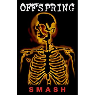 The Offspring Smash Textilposter (Einheitsgr&ouml;&szlig;e) (Schwarz/Gelb)