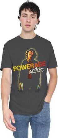 AC/DC ACDC Powerage Unisex T Shirt, Charbon, XL Mixte
