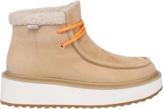 Love Moschino Femme, Chaussures, Beige, Taille: 38 EU Bottines en tissu doux