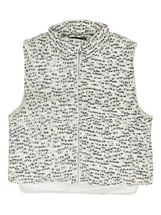 Who Decides War by Ev Bravado gilet imprim&eacute; Ripple - Blanc